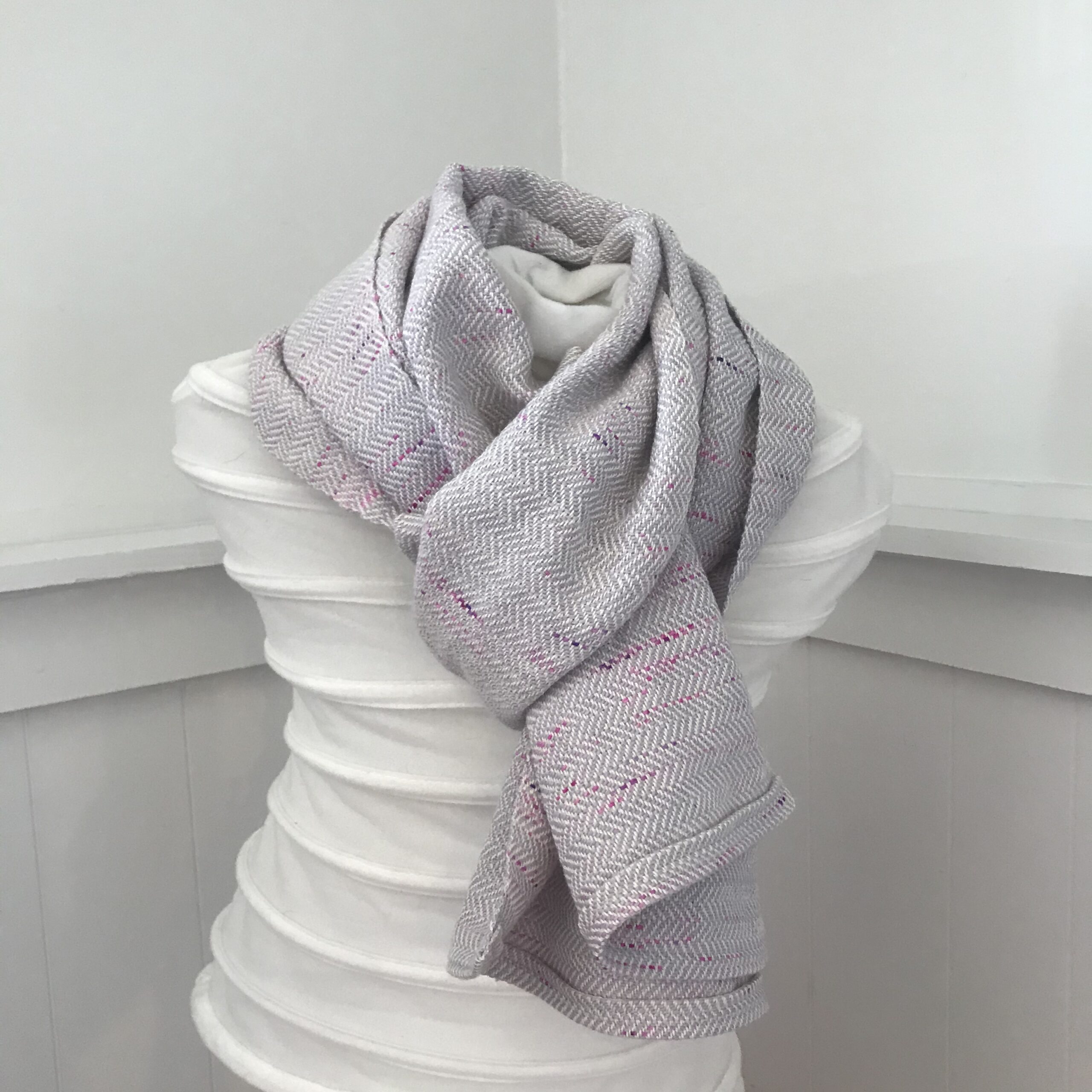 Lavender Merino Wool Scarf – Harley & James Handwovens